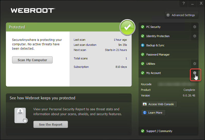 SecureAnywhere You want to know why your subscription is expired