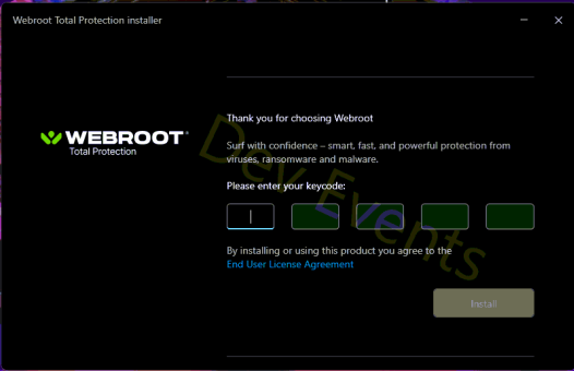Installing Webroot Total Protection