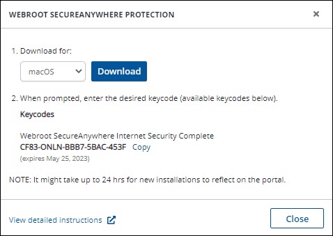 Transferring Webroot SecureAnywhere Antivirus to Another Computer (Mac)